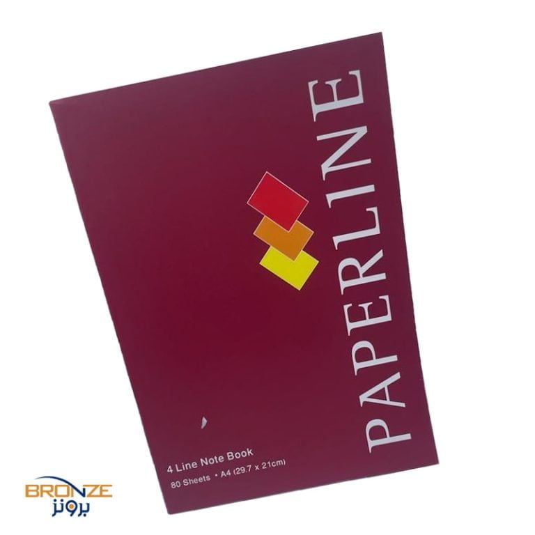 Paperline 4 lines notebook A4 Size - 80 sheet 29.7*21CM » Bronze.qa ...